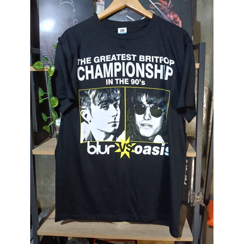 Jual Kaos The Greatest Britpop Championship in the 90's (Oasis & Blur ...