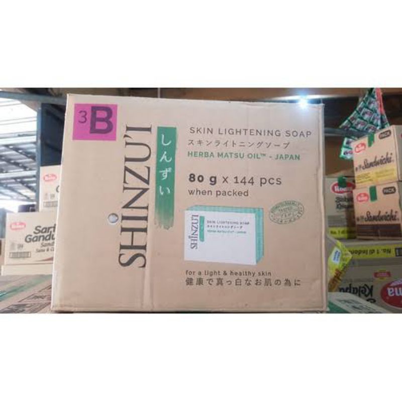 Jual Shinzui Skin Lightening Soap Herb Matsu Oil - Japan | Shopee Indonesia