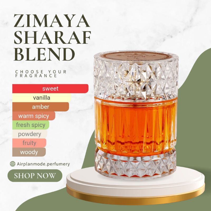 Jual ZIMAYA Sharaf Blend Original Product - Clone Kilian Angel share ...
