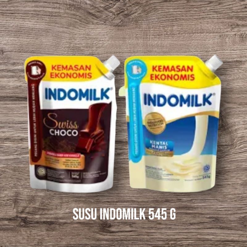 Jual INDOMILK SUSU KENTAL MANIS POUCH 545 G | Shopee Indonesia