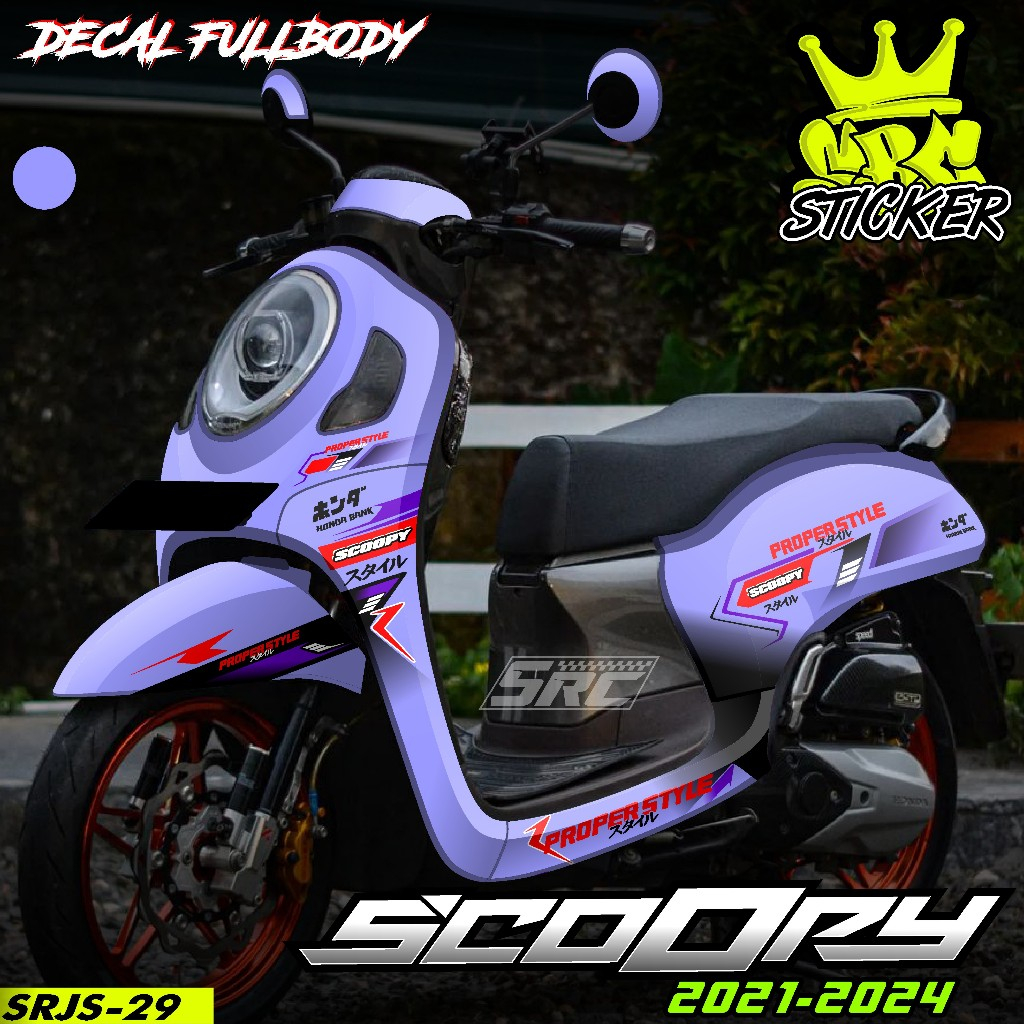 Jual COD Decal Sticker Full Body Honda Scoopy 2020 2021 2022 2023 2024 Sticker Decal Scoopy ...
