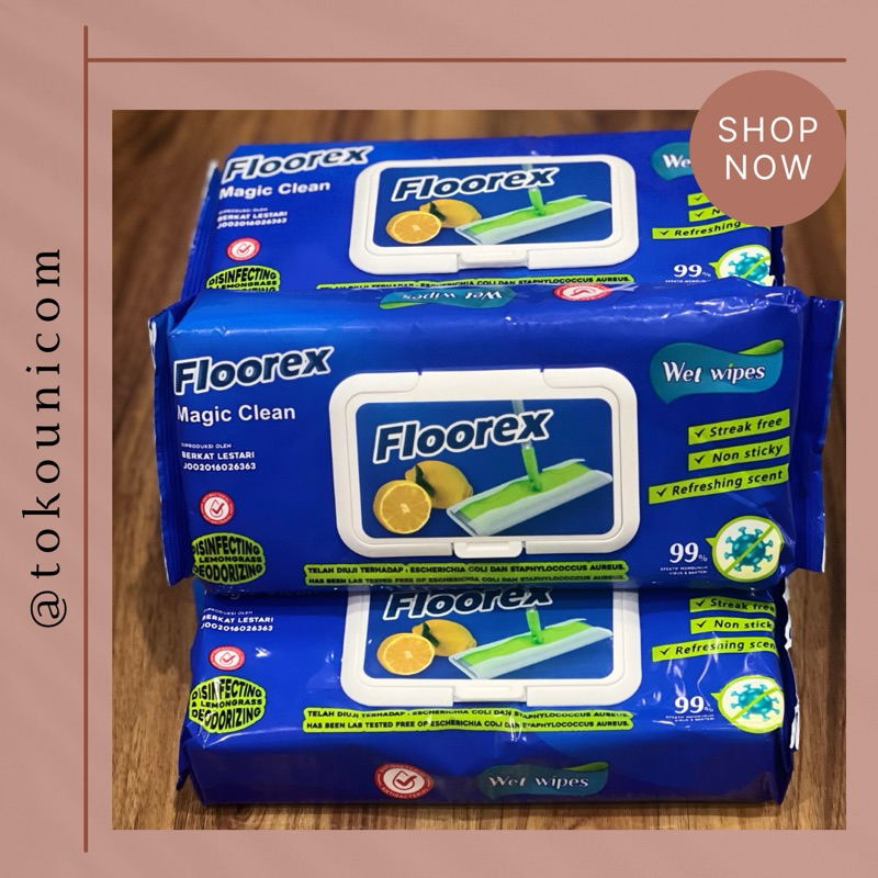 Jual Spt3! UC-Tissue lantai tisu pel wiper magic clean floorex wet ...