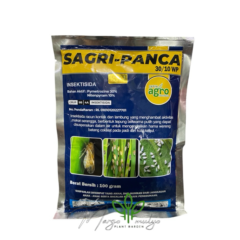 Jual Insektisida SAGRI PANCA 30/10WP Pengendali Hama 100gr | Shopee ...