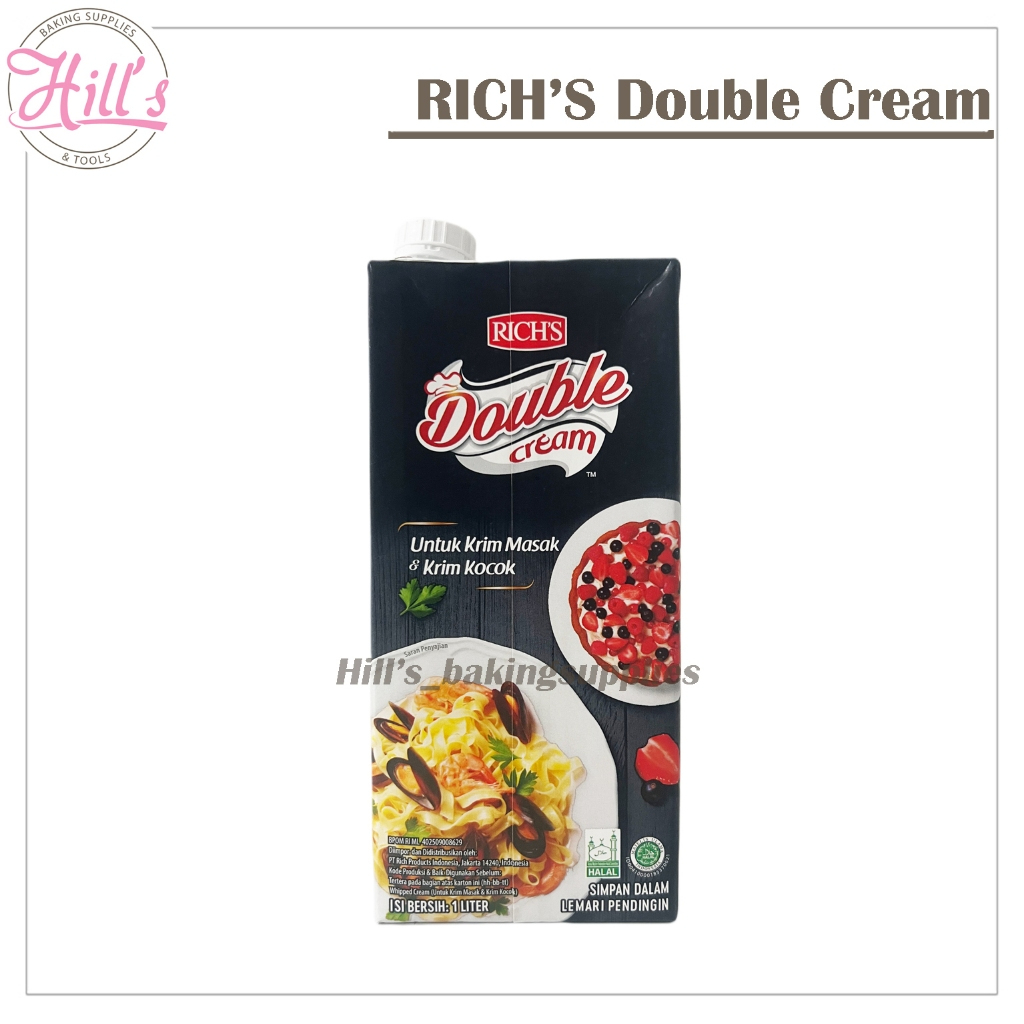 Jual RICH'S DOUBLE CREAM 1 L / COOKING WHIPPING CREAM 1L RICH RICHS ...
