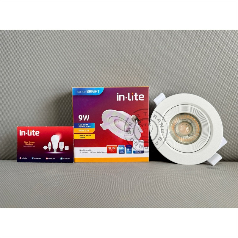 Jual LAMPU LED MINI SLIM DOWNLIGHT SPOTLIGHT INLITE 9W 9 WATT - INDC236 | Shopee Indonesia