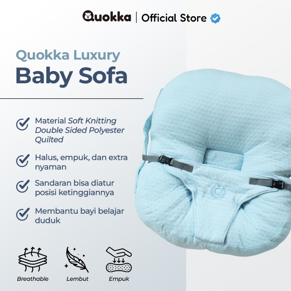 Jual QUOKKA Luxury - Baby Sofa Premium Sofa Bayi Bantal Belajar Duduk ...