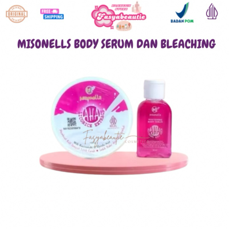 Jual (READY STOCK) MISONELLS AHA Body Serum Bleaching Misonells ...