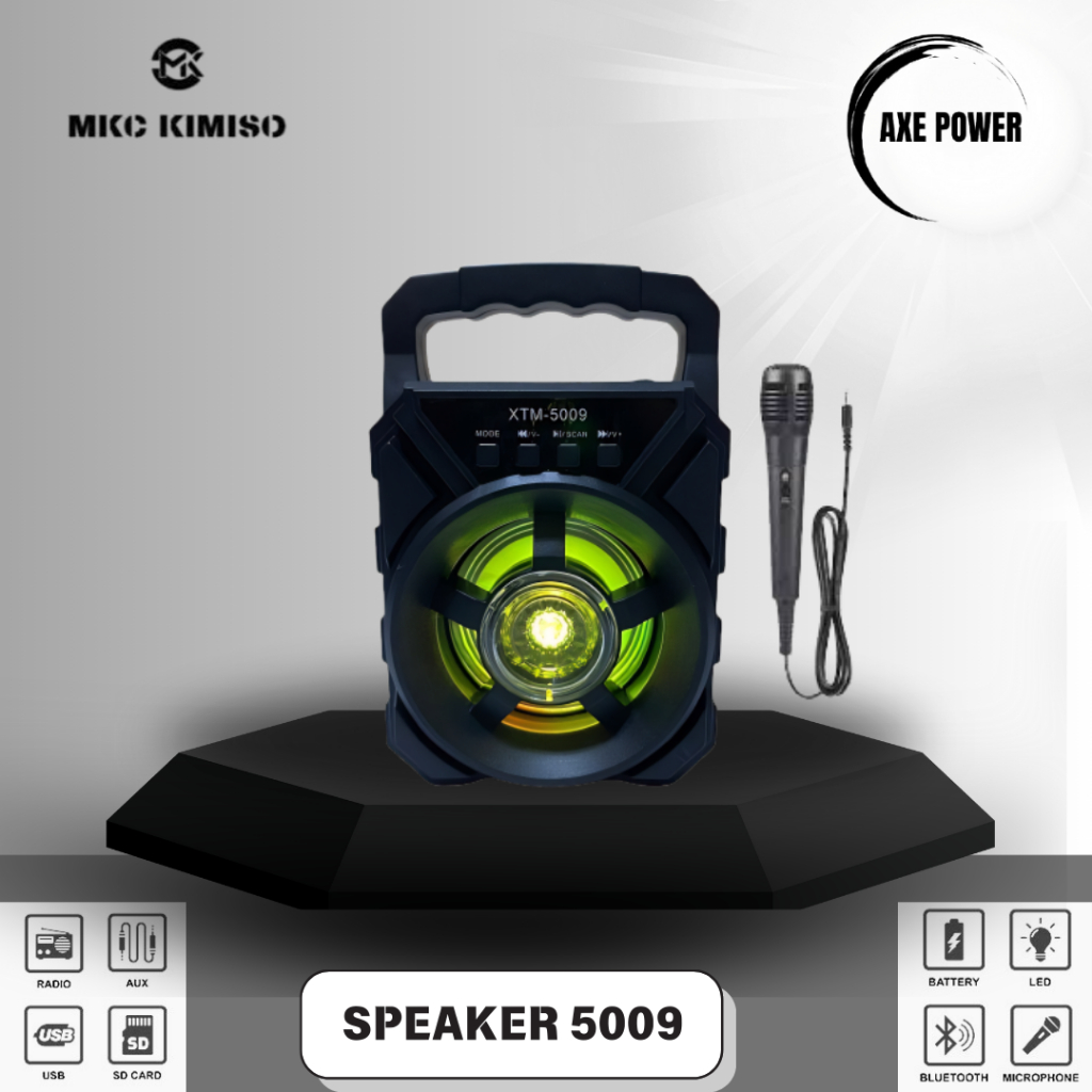 Jual Speaker Bluetooth Mini Portable "3 inch Reachargeable Free 1 Mic ...