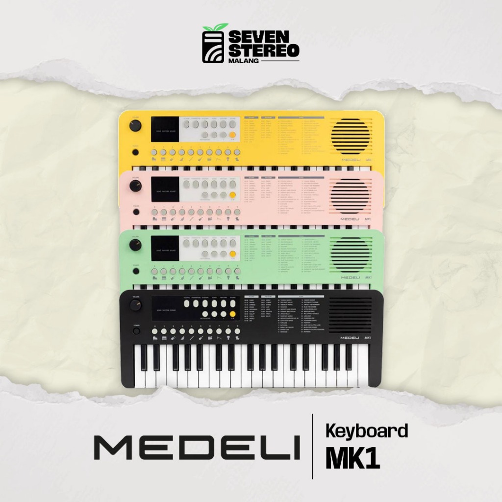 Jual Medeli MK1 Keyboard Mini 37 Keys MIDI Controller – Portable Nebula ...