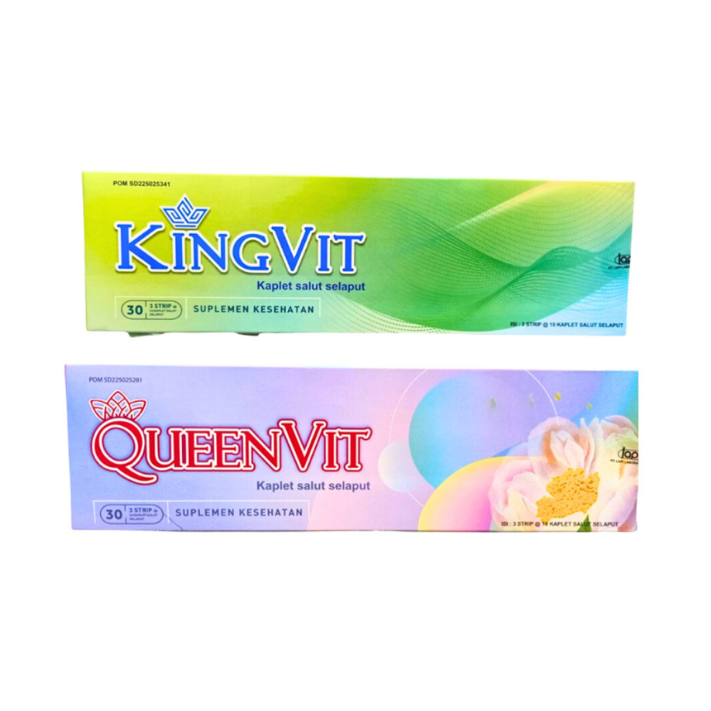 Jual QUEEN VIT/KING VIT Vitamin Penyubur Kandungan PROMIL/Vitamin ...