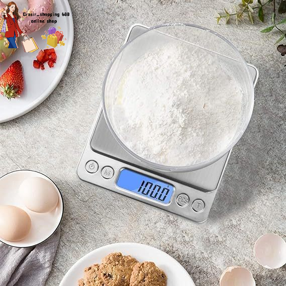 Jual GS KichenScale I-2000 Timbangan Digital Kopi / Timbangan Dapur Digital 3kg PREMIUM BUILD ...