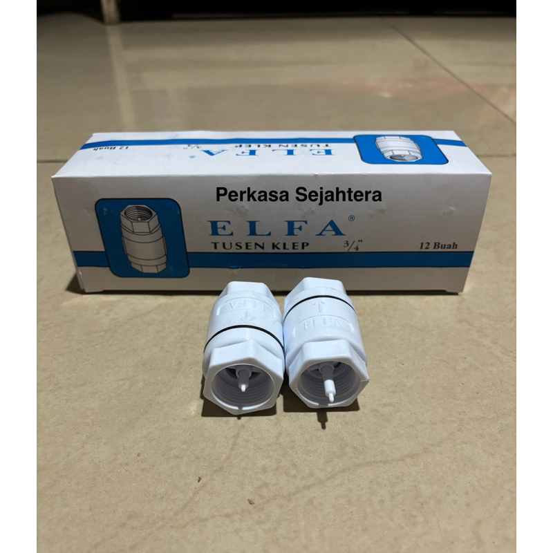 Jual Tosen Tusen Klep PVC plastik ELFA 3/4" inch | Shopee Indonesia