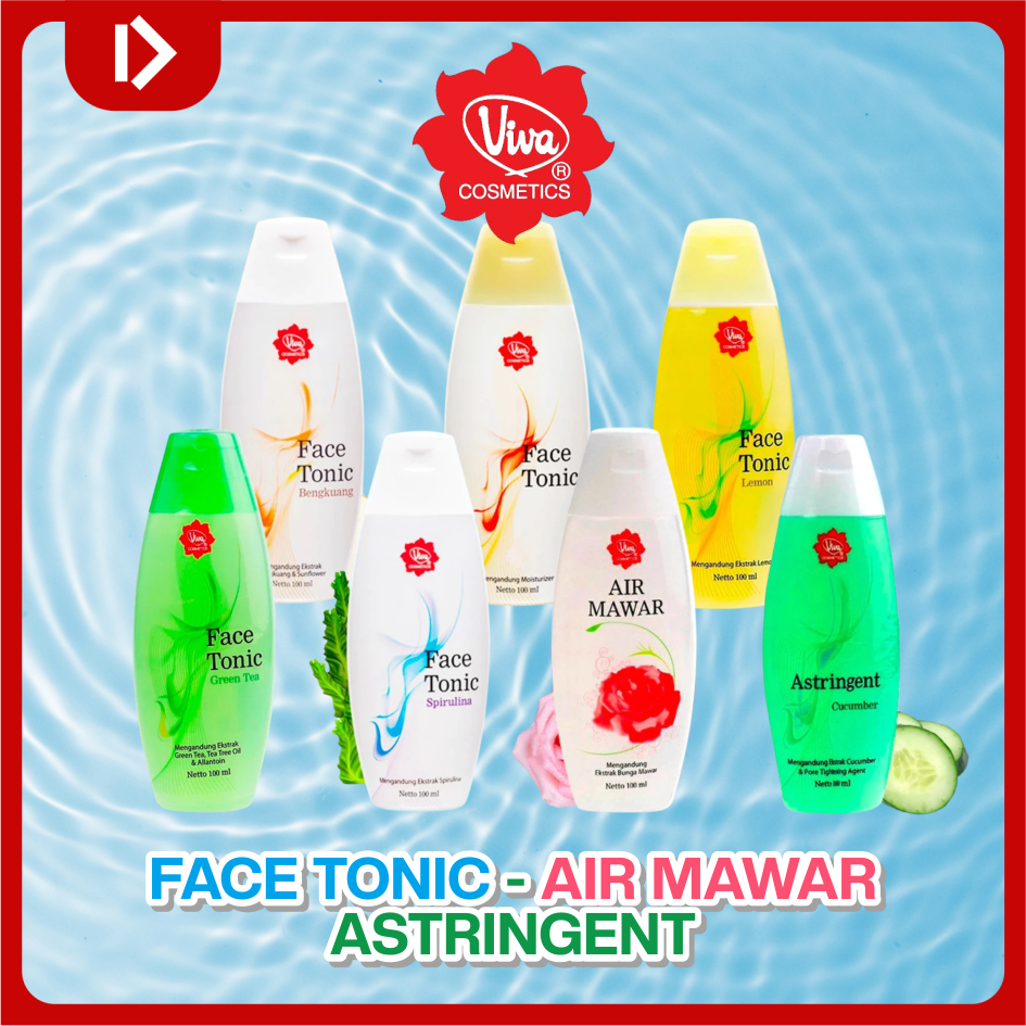 Jual DOSIDO - VIVA Face Tonic / Air Mawar / Astringent | 100ml & 200ml ...