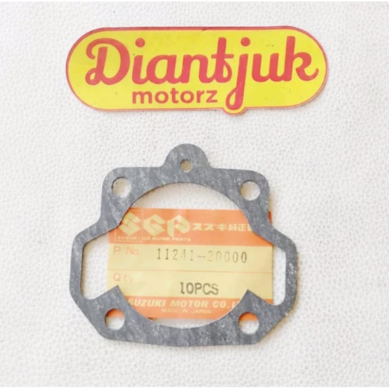 Jual Gasket Paking Perpak Cylinder Blok Boring Bawah Suzuki T125 T 125 Stinger Original Japan ...