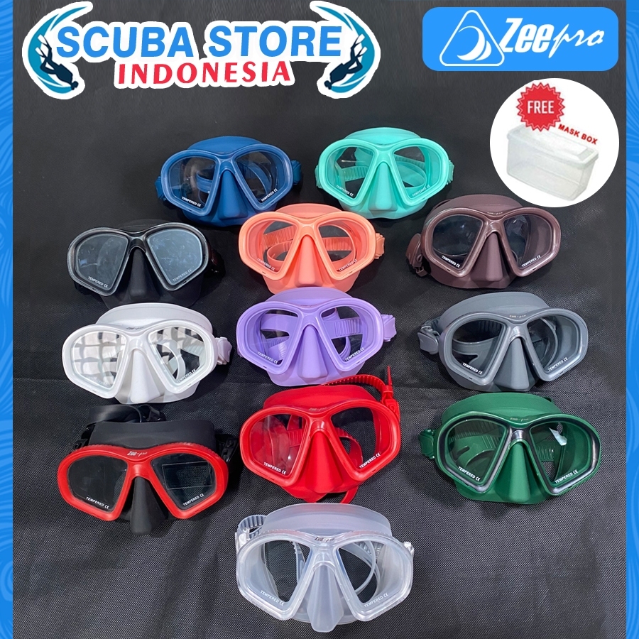 Jual Mask Low Volume Zeepro Freedive Masker Freediving Kacamata Selam ...