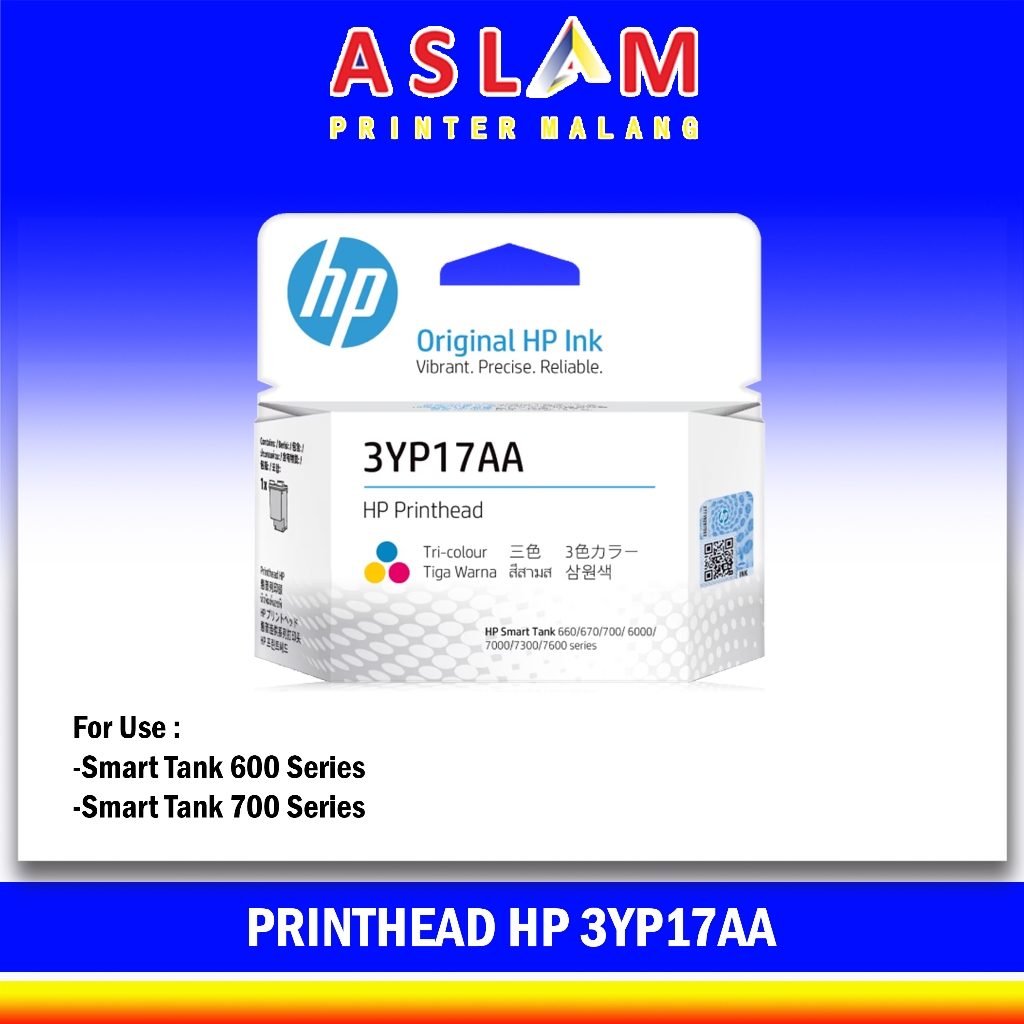 Jual Printhead Cartridge HP GT 3YP17AA Tri - Colour for Printer HP ...