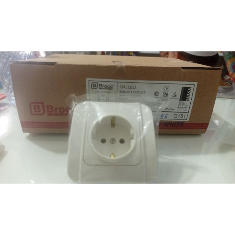 Jual IB STOP KONTAK BROCO GALEO | Shopee Indonesia