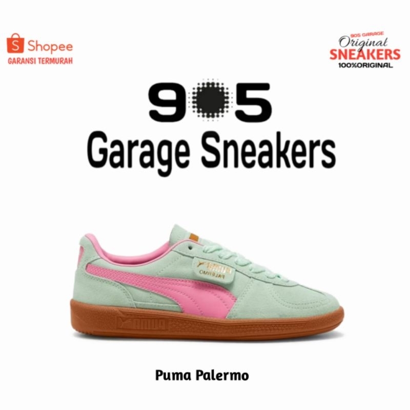 Jual Sepatu Puma Palermo Frest Mint-Fast Pink Women Original | Shopee ...