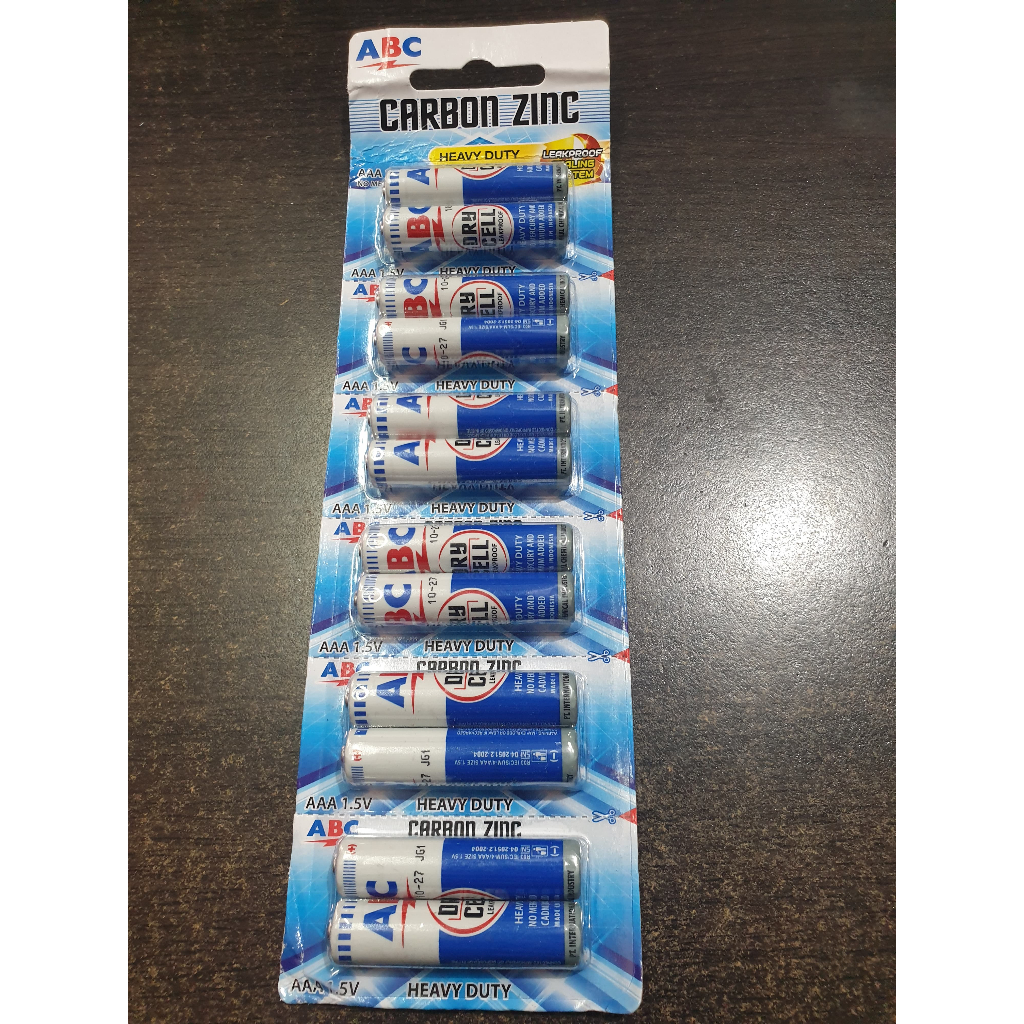 Jual BATU BATERAI ABC BIRU AAA A3 | ABC BATTERY RENTENG ( ISI 12 ...
