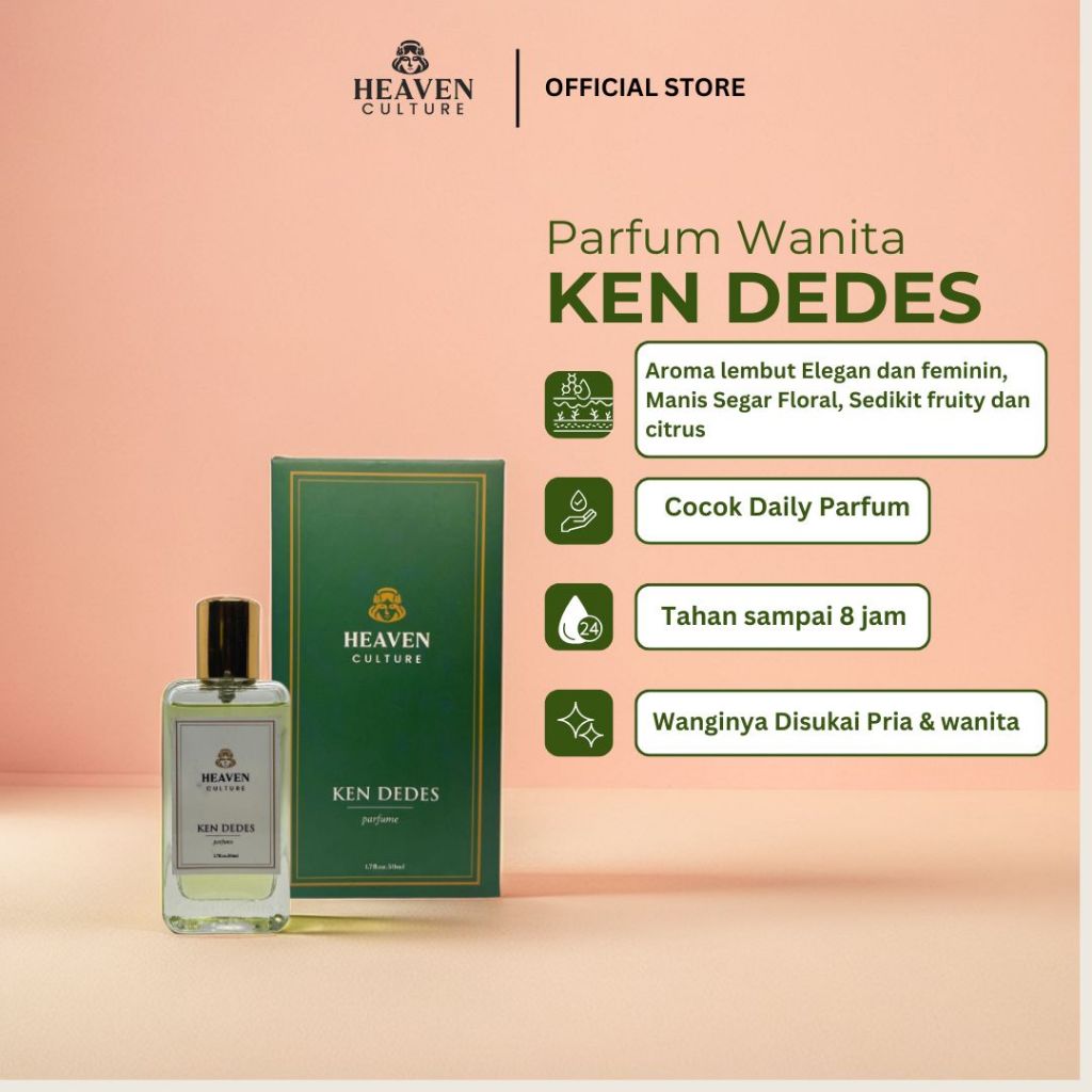 Jual Heaven Culture | KEN DEDES Perfume | Parfum Wanita 50ml | EDP Eau ...