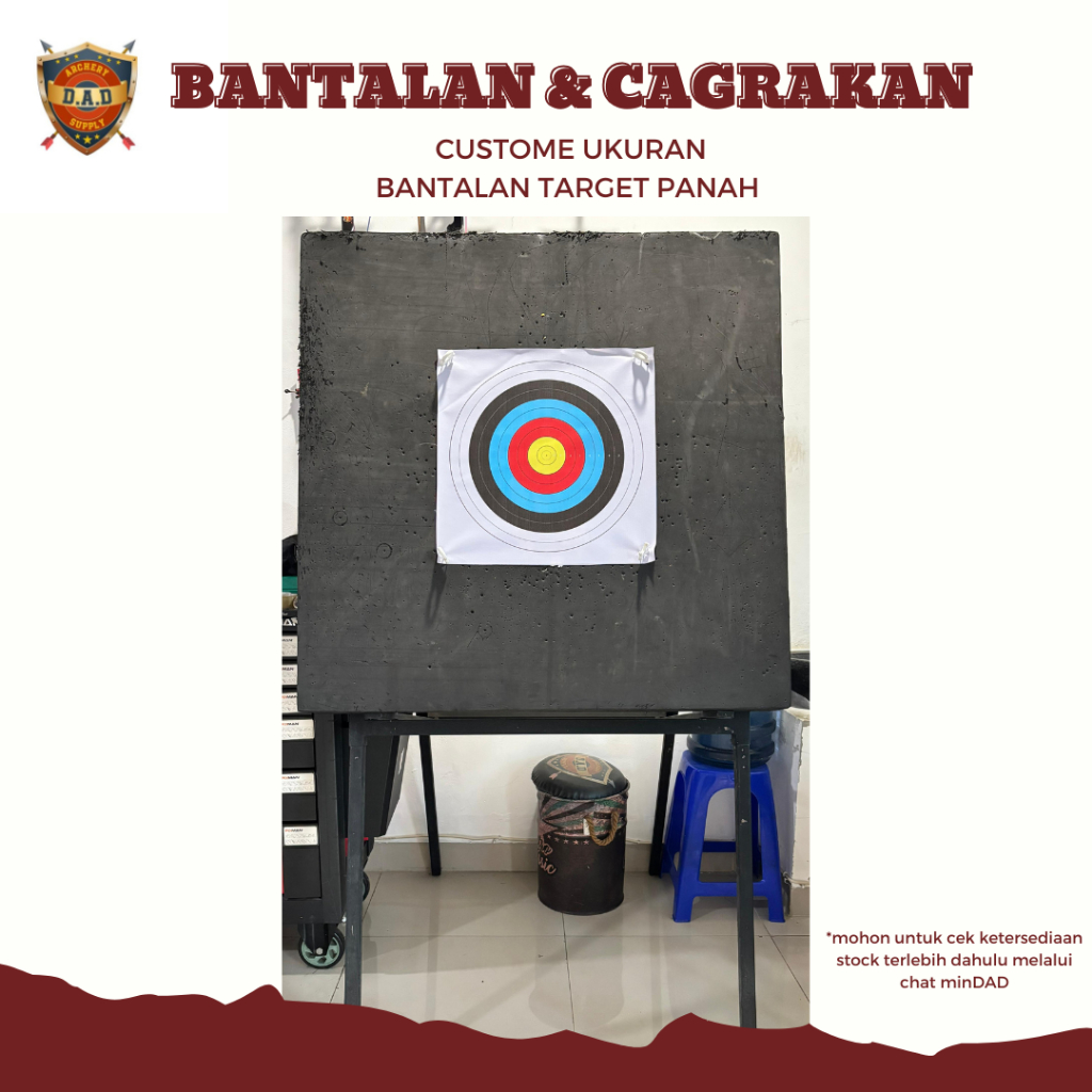 Jual BANTALAN TARGET PANAHAN UKURAN - 60 - 100 - 124 tebal 9-12-15cm ...