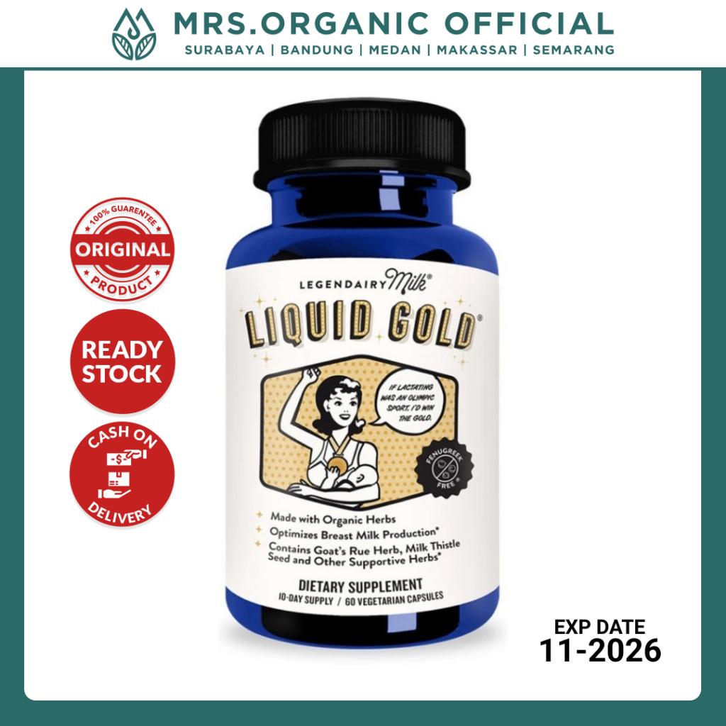 Jual Asi Booster Legendairy Milk Liquid Gold Susu Vitamin Ibu Menyusui ...