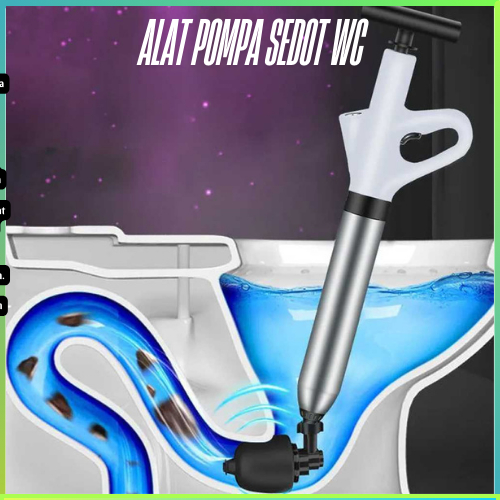 Jual Alat Pompa Sedot WC Toilet jongkok tersumbat buntu Mampet Plunger ...