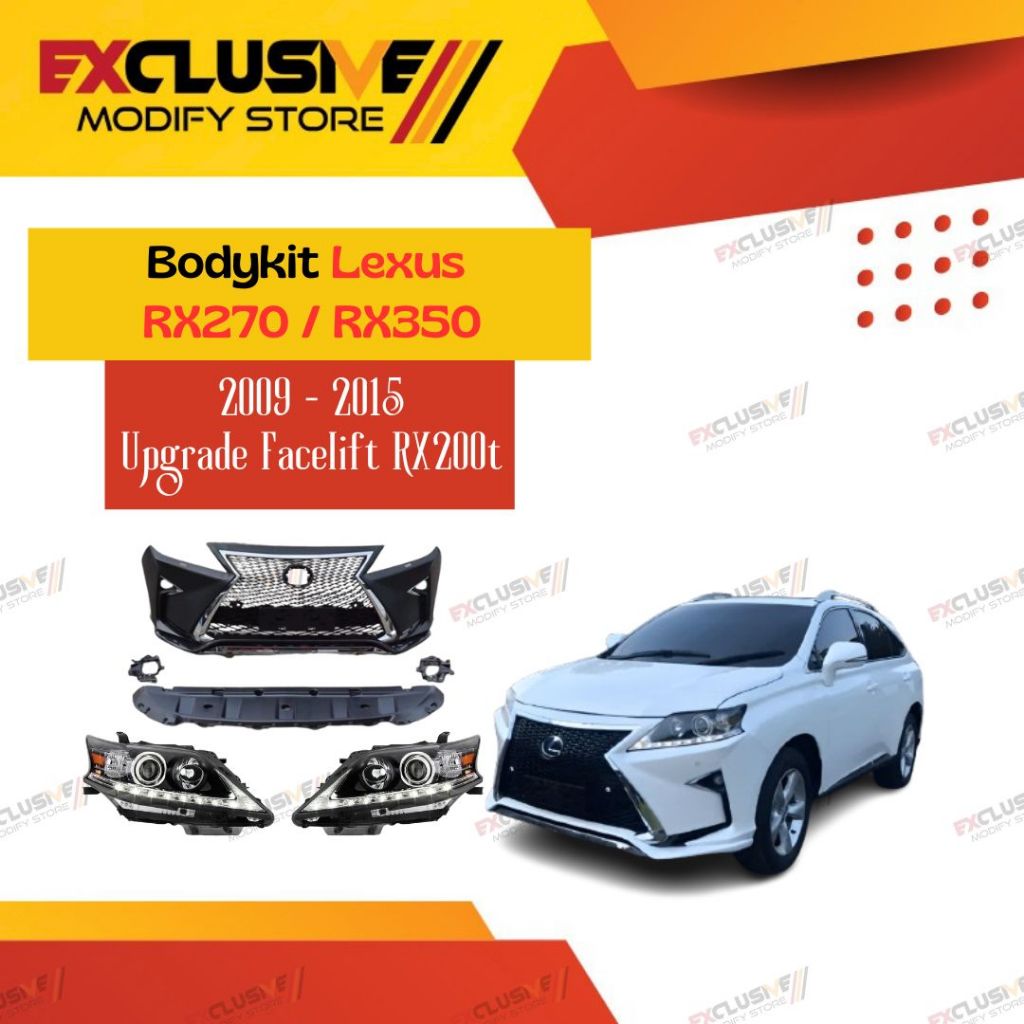 Jual PAKET LENGKAP LEXUS RX270 / RX350 (2009 - 2015) BODYKIT PARTS ...