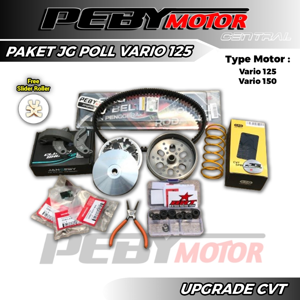 Jual Pully Pulley Custom Vario 125 Vario 150 PAKET JG POLL Akselerasi ...