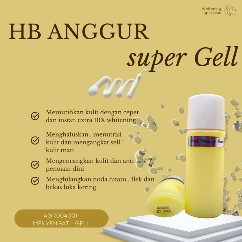 Jual [PROMO]HB SUPER 004001/HB ANGGUR /HB SUPER GELL/ HB KLOBE /HB ...