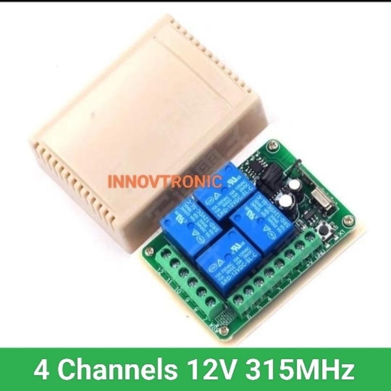 Jual Remote Control Receiver RX 12V 220V 433MHz 433 MHz 315MHz 315 MHz ...