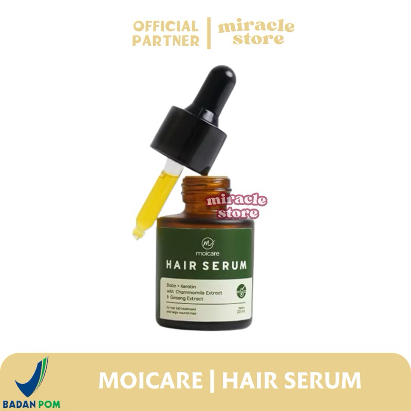 Jual [MIRACLE STORE] Moicare Hair Serum - Anti Hair Fall Treatment With ...