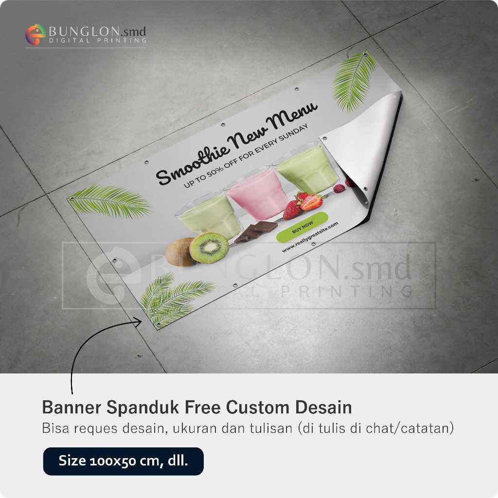Jual PRINT CETAK SPANDUK BANNER SMOOTHIE BISA CUSTOM DESAIN | Shopee ...