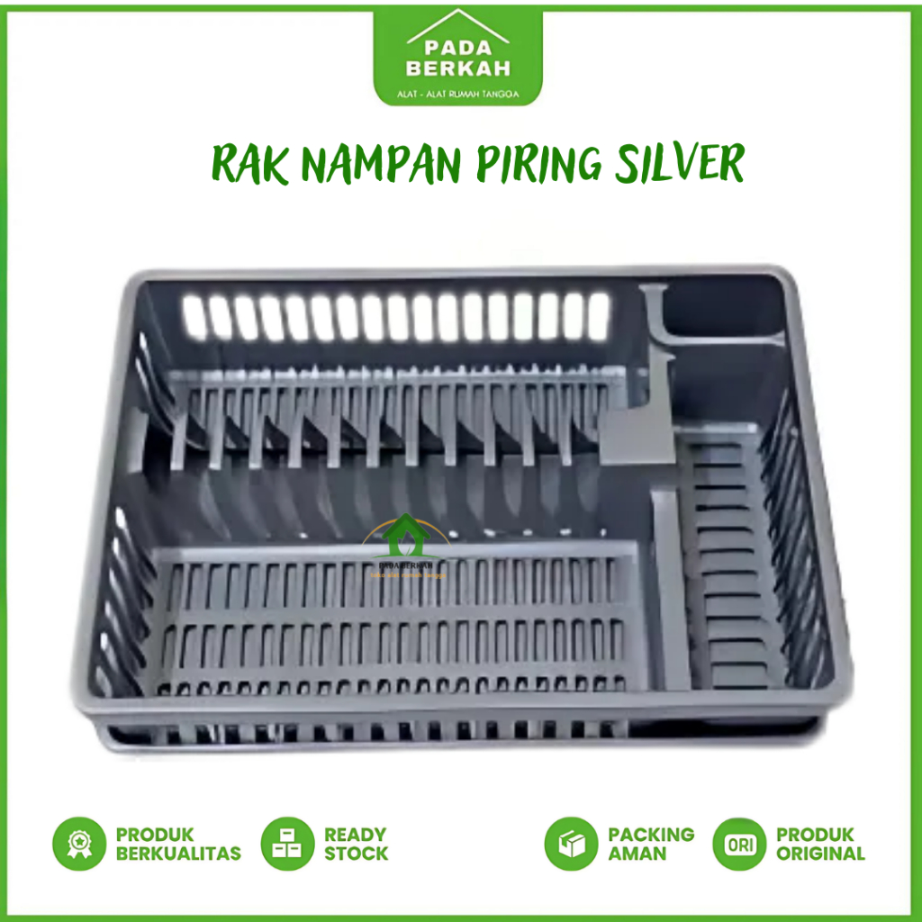 Jual Rak Piring Nampan Plastik Silver Rak Piring Silver Rak Plastik ...
