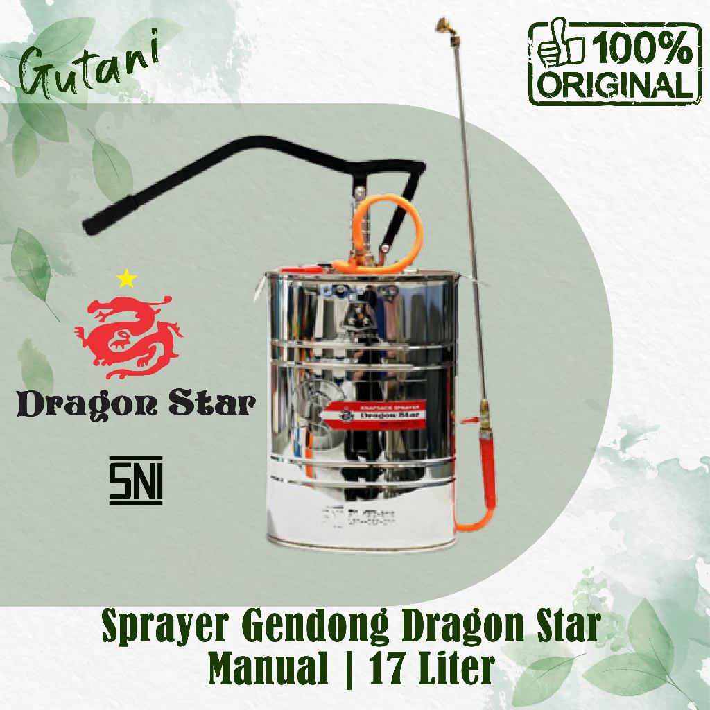 Jual Dragon Star Sprayer Gendong Manual 14 Liter Stainless Steel ...