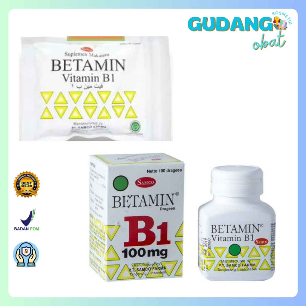 Jual Betamin B1 Tablet 100's ( Bungkus ), Betamin B1 Tablet 100's ...
