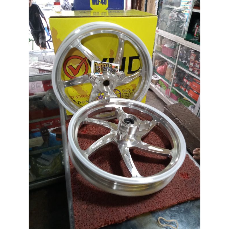 Jual Velg VND Six Star V2 Nmax New/Old, Nmax Turbo Nmax Neo Pelak ...