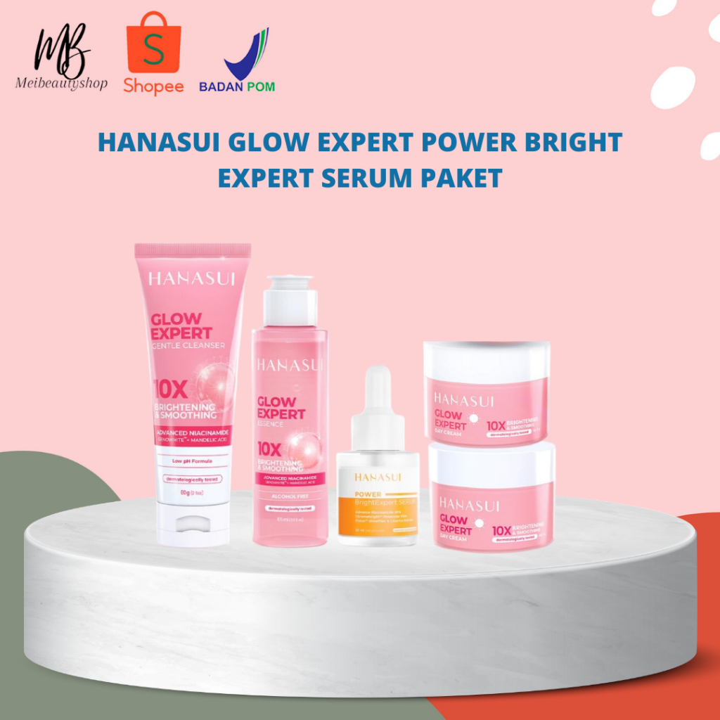 Jual Hanasui Flawless Glow 10 Paket | Shopee Indonesia