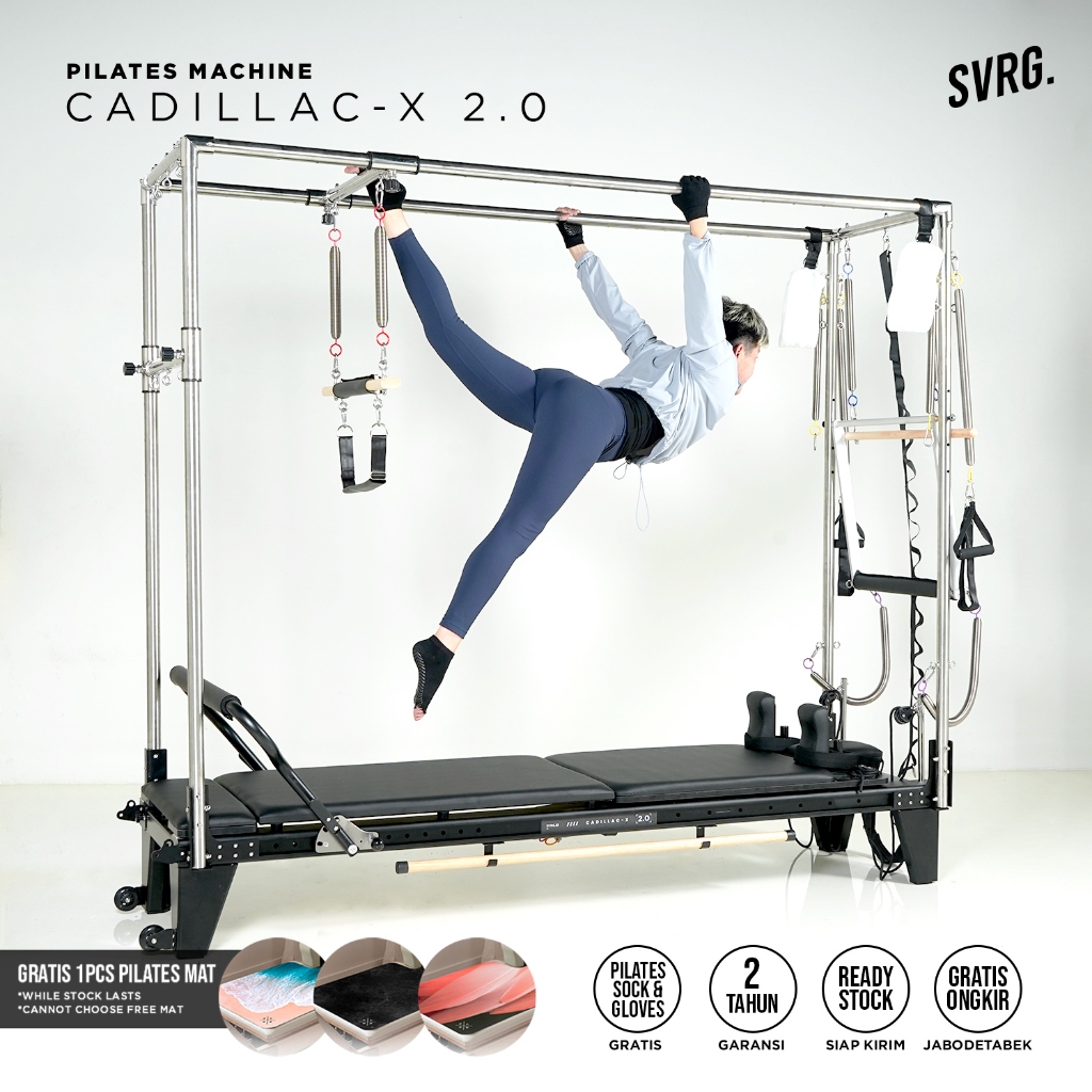 Jual SVRG Cadillac X 2.0 - Reformer Pilates 2 In 1 Series - Alat ...