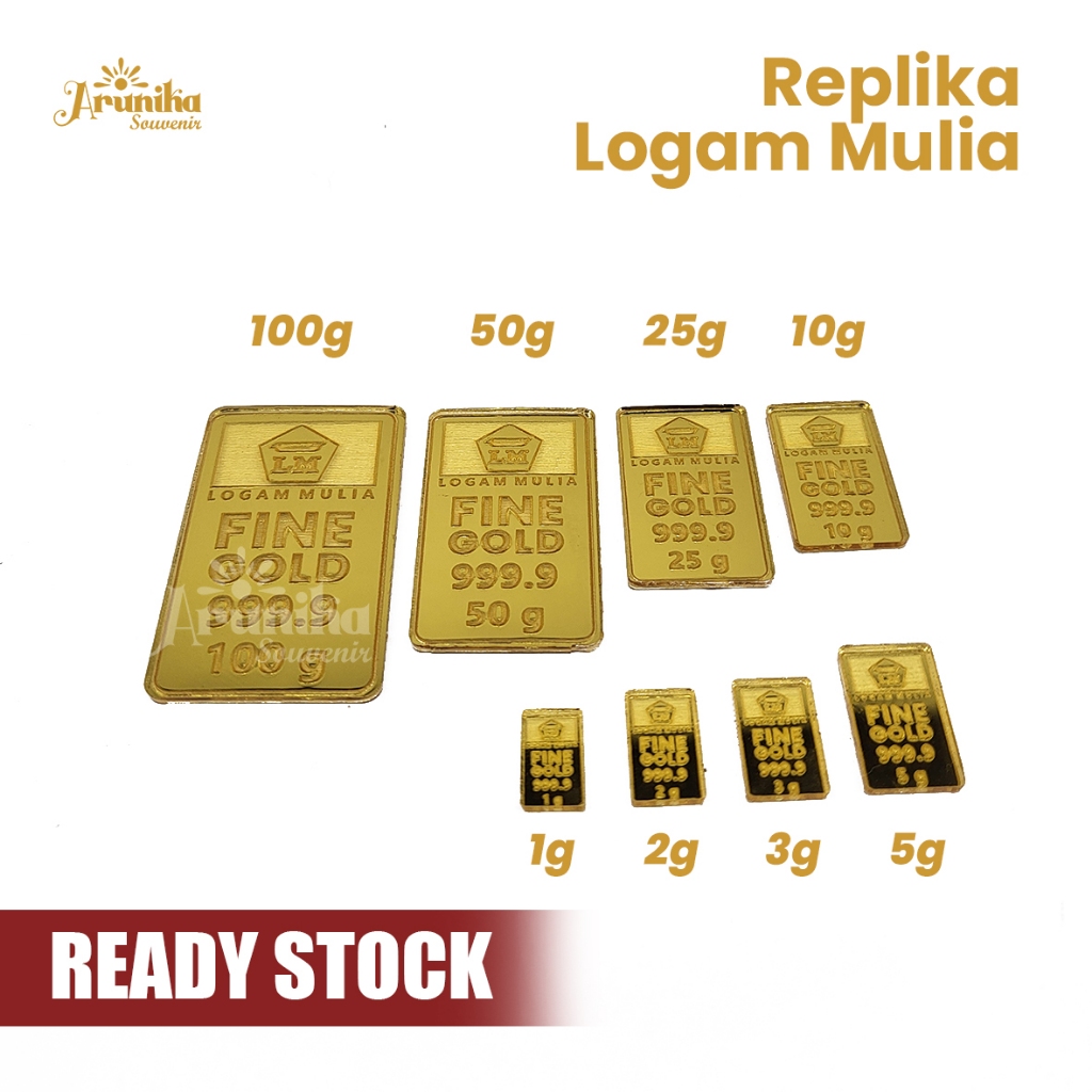 Jual Replika Logam Mulia | Replika Emas Untuk Mahar | Replika Logam ...