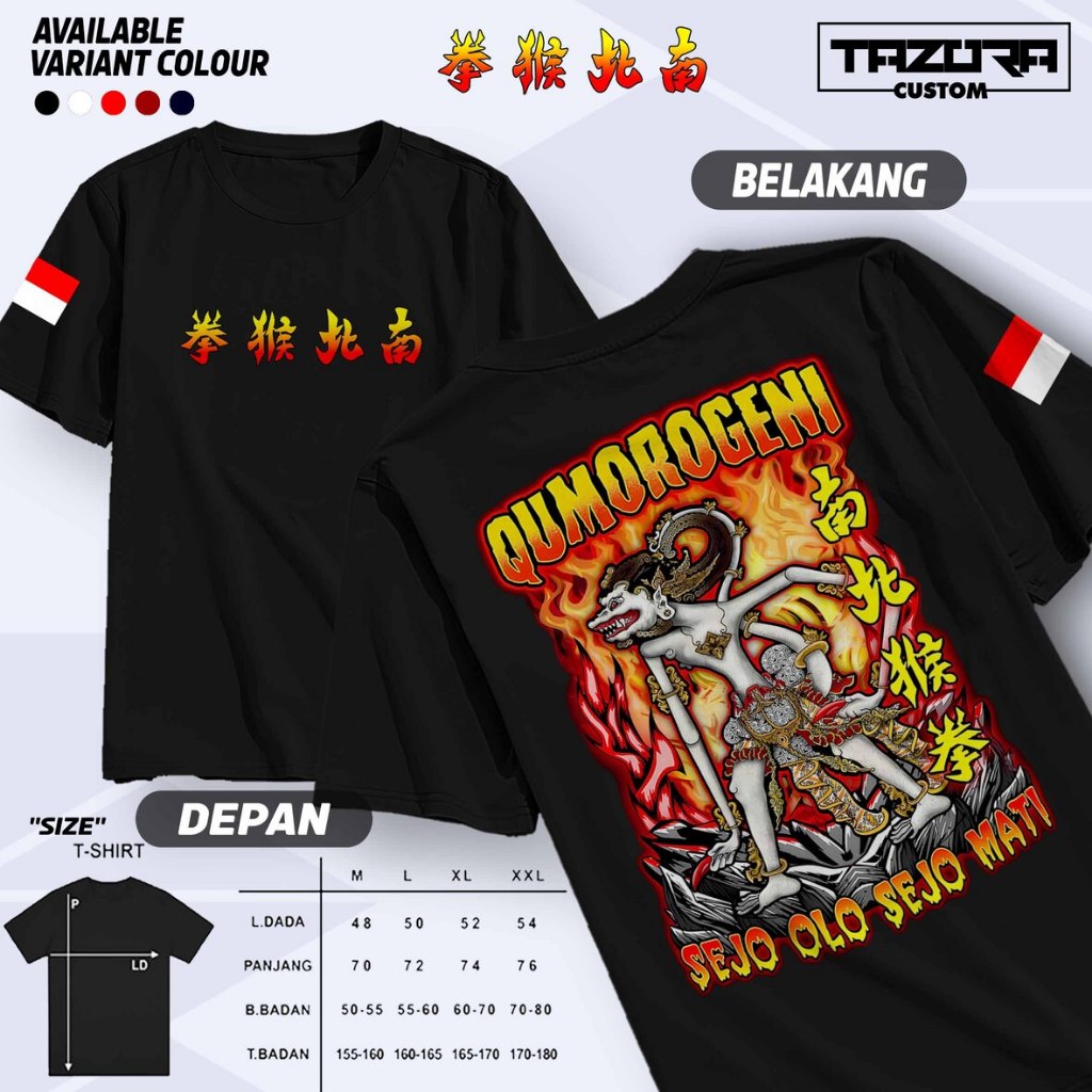 Jual Kaos Wayang Qumorogeni Sejo Olo Sejo Mati - Baju Wayang Tanah Jawa Terbaru Distro Keren ...