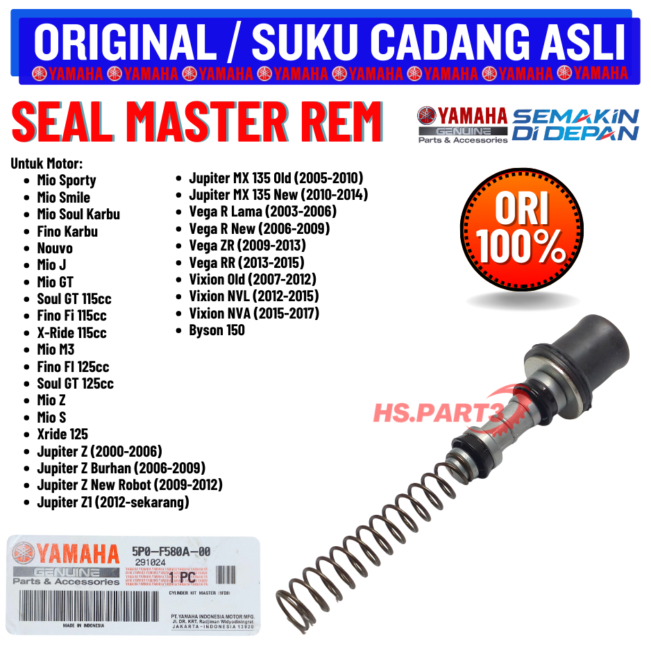 Jual Seal Master Rem Jupiter Z Z1 MX Burhan New Robot Vega R ZR RR Lama ...