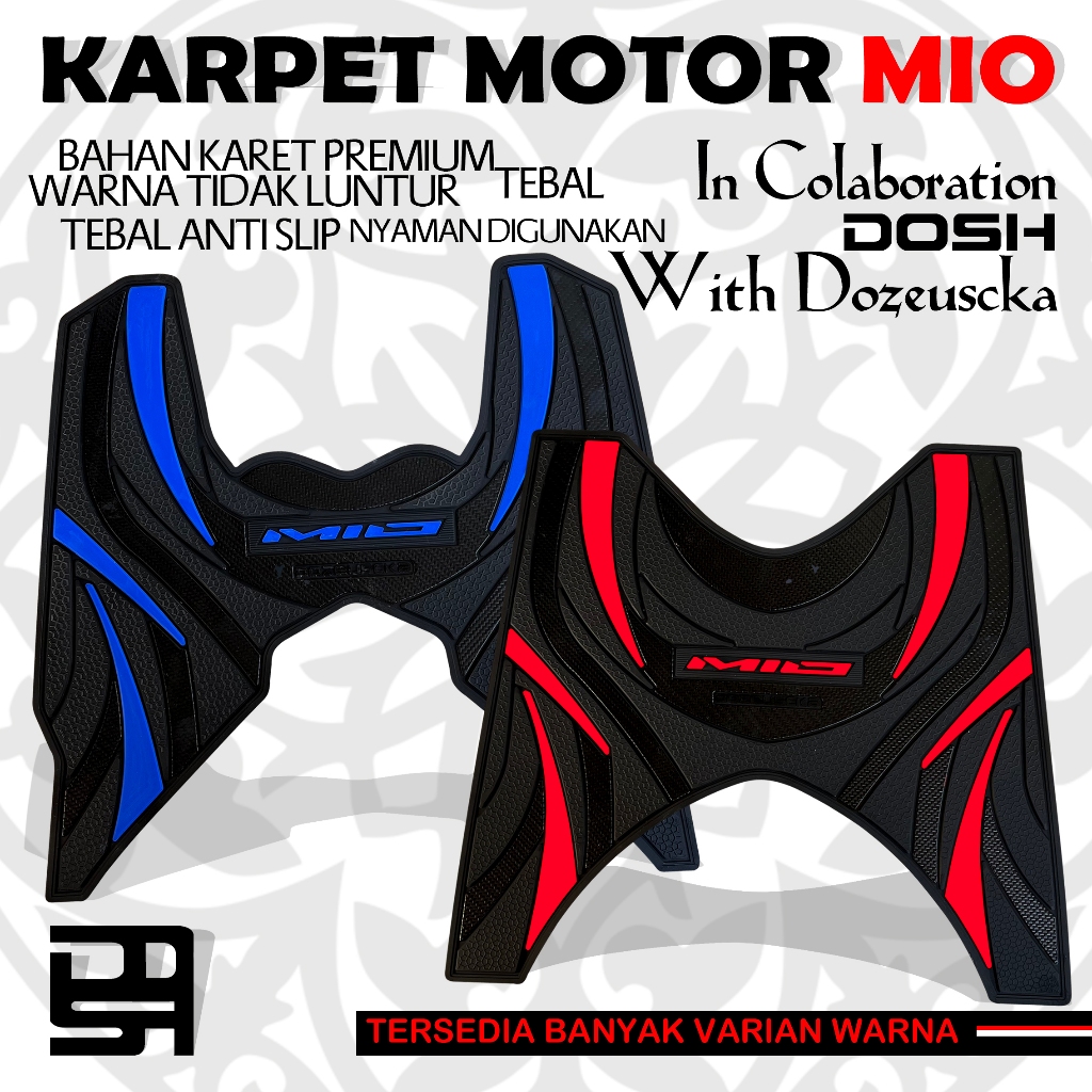 Jual Karpet Motor yamaha Mio M3. mio J. mio gt Bahan Karet Premium ...