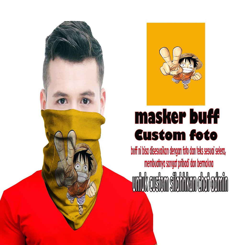 Jual Masker Motor Custom/Buff Custom Sepakbola/Baff Custom terbaru termurah | Shopee Indonesia