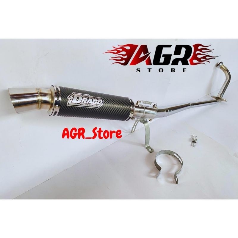 Jual KNALPOT RACING DRACO UNTUK MOTOR JUPITER MX OLD 135, JUPITER MX ...