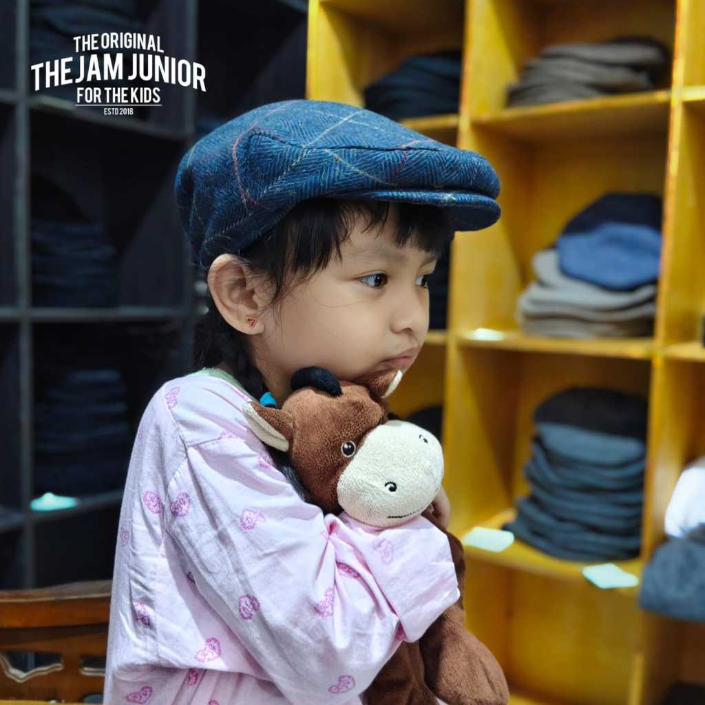 Jual Thejam junior For The Kids | Topi Anak Ivy Cap wol Tartan - Dark ...
