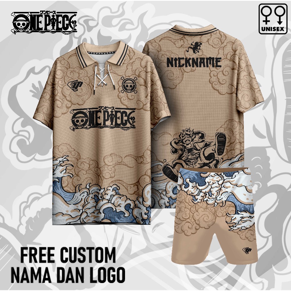 Jual jersey setelan retro one piece jersey tali retro kaos one piece ...