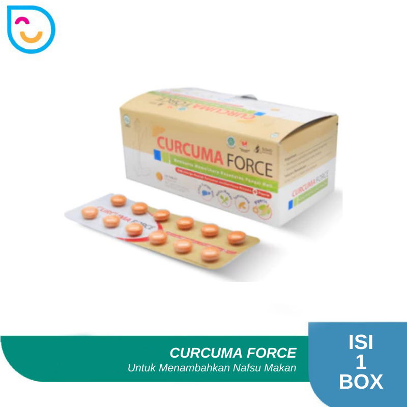 Jual Curcuma Force Penambah Nafsu Makan 1 Box | Shopee Indonesia
