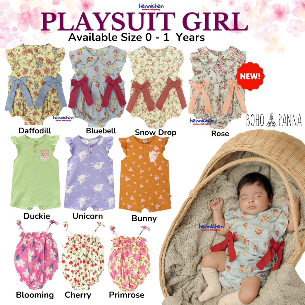 Jual Bohopanna 0-2 Tahun Nicky / Claire Bodysuit / Natalie Bodysuit ...