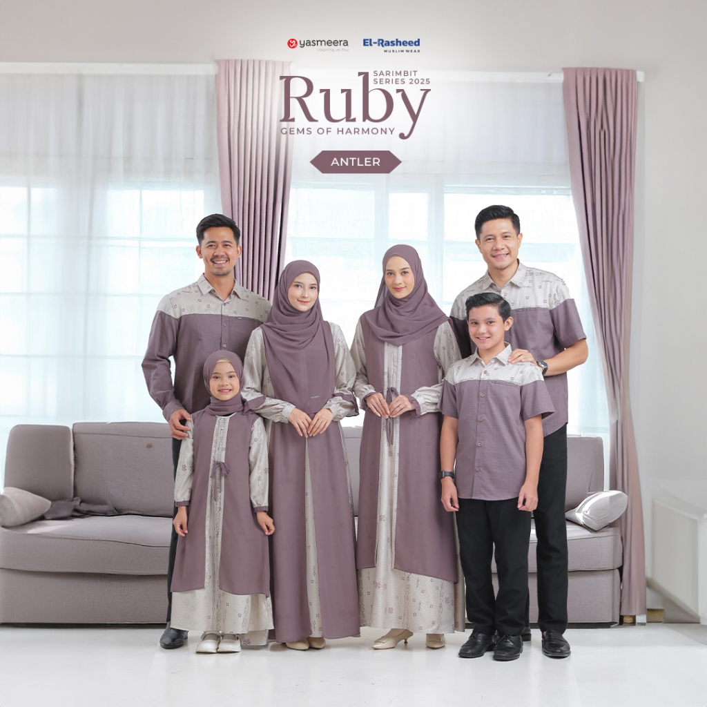 Jual SARIMBIT 2025 RUBY SERIES - ANTLER - Family Set Keluarga / Baju ...